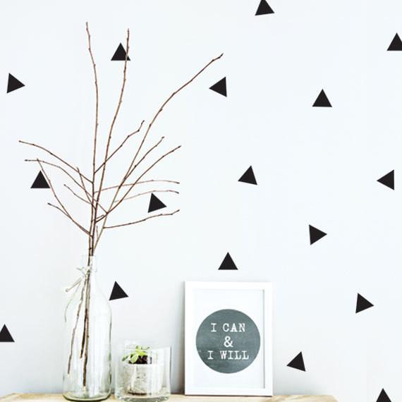 Triangle Pattern Vinyl Stickers - DIY Wall Art – pickNjoy